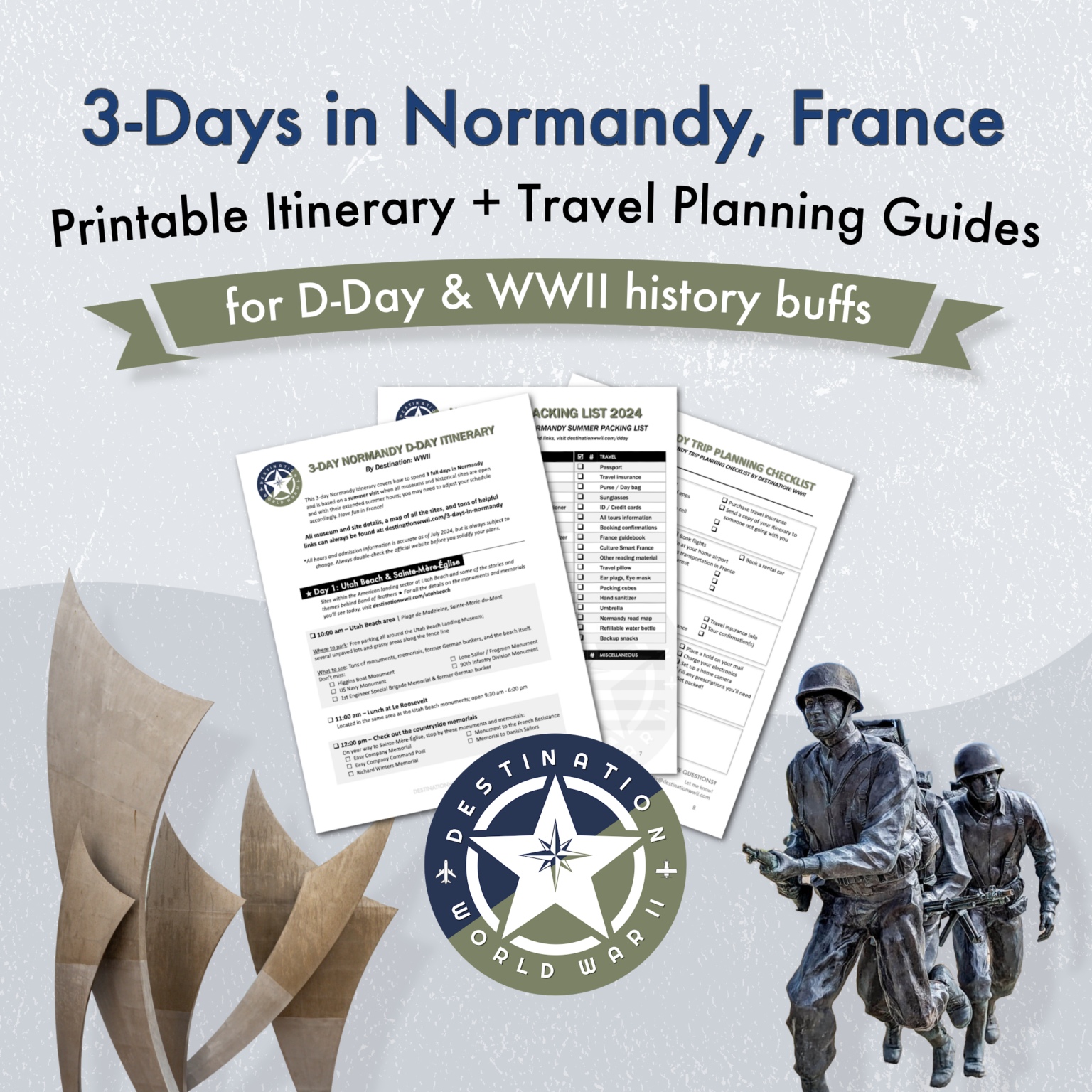 All D-Day / Normandy Blog Posts by Destination: WWII